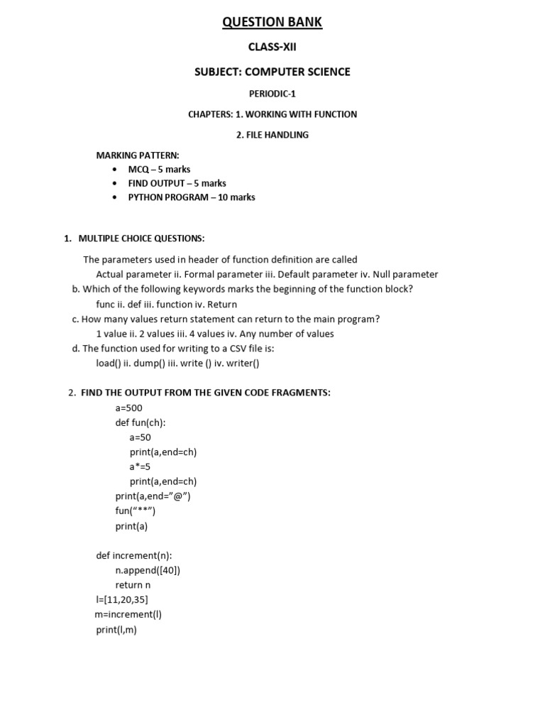 Comp SC Ptatice Ques | PDF | Computers