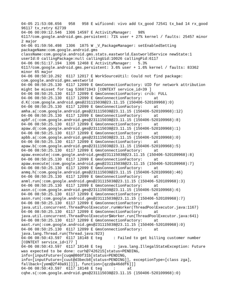 Log | PDF | Unix | Concurrent Computing