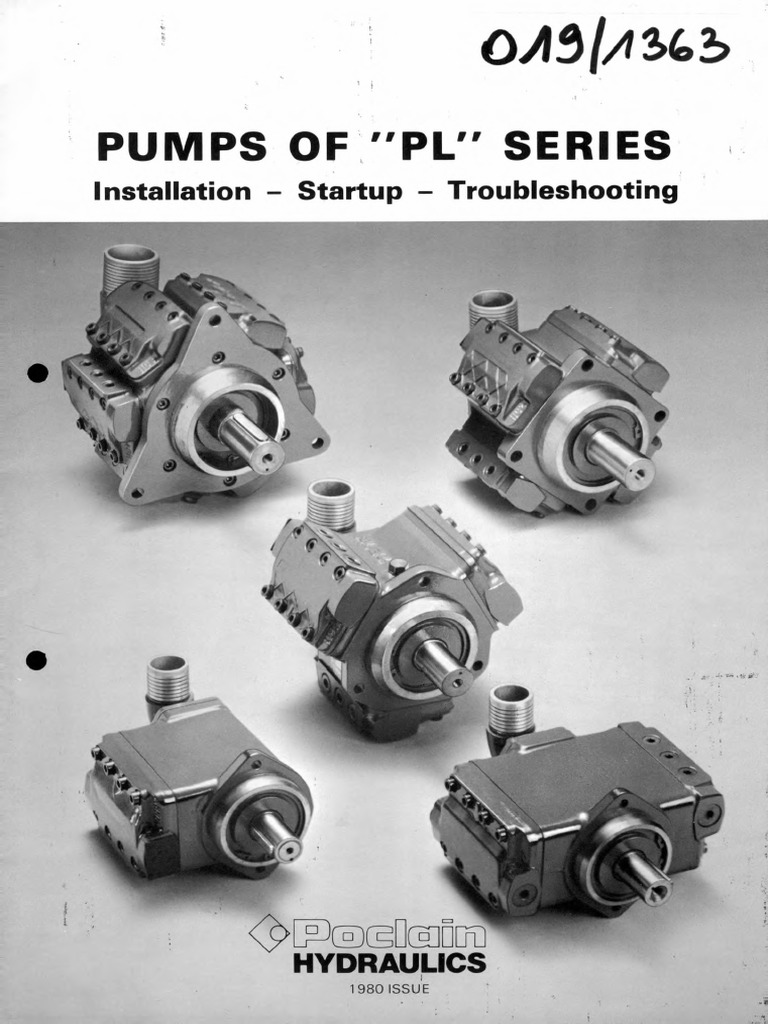 101-1363-Pumps of PL Series | PDF | Pump | Piston