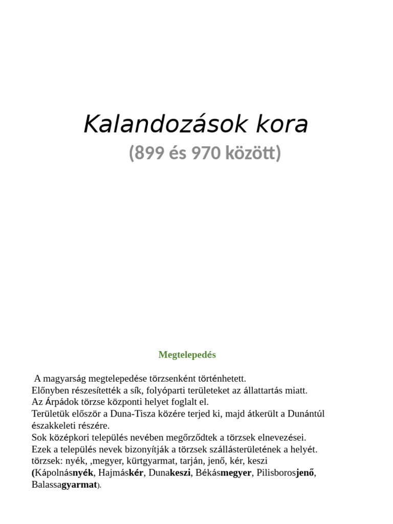 Kalandozások Kora | PDF