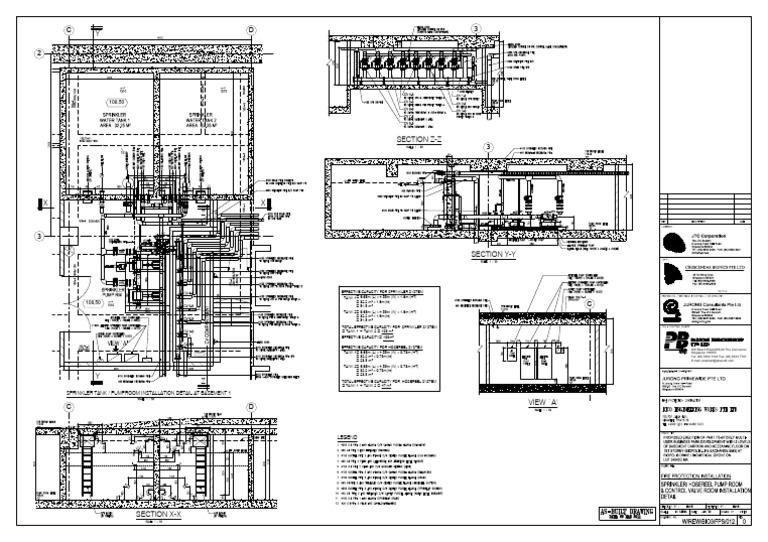 FPS-012 Tank & PumpDetail AsBuilt-Model | PDF | Building Engineering | Building Technology