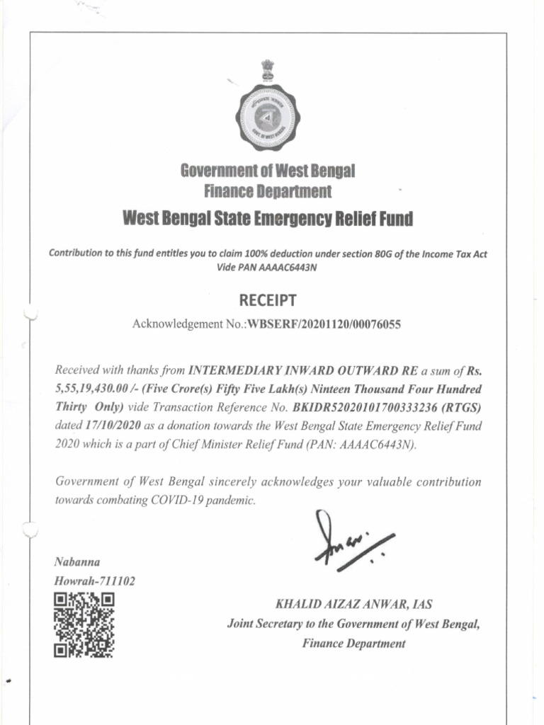 West Bengal SERF | PDF