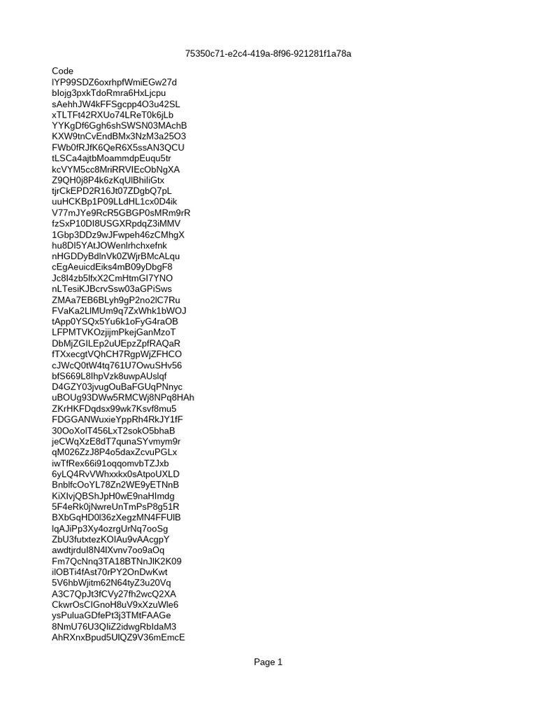 Unique Codes 2024-4-17 | PDF