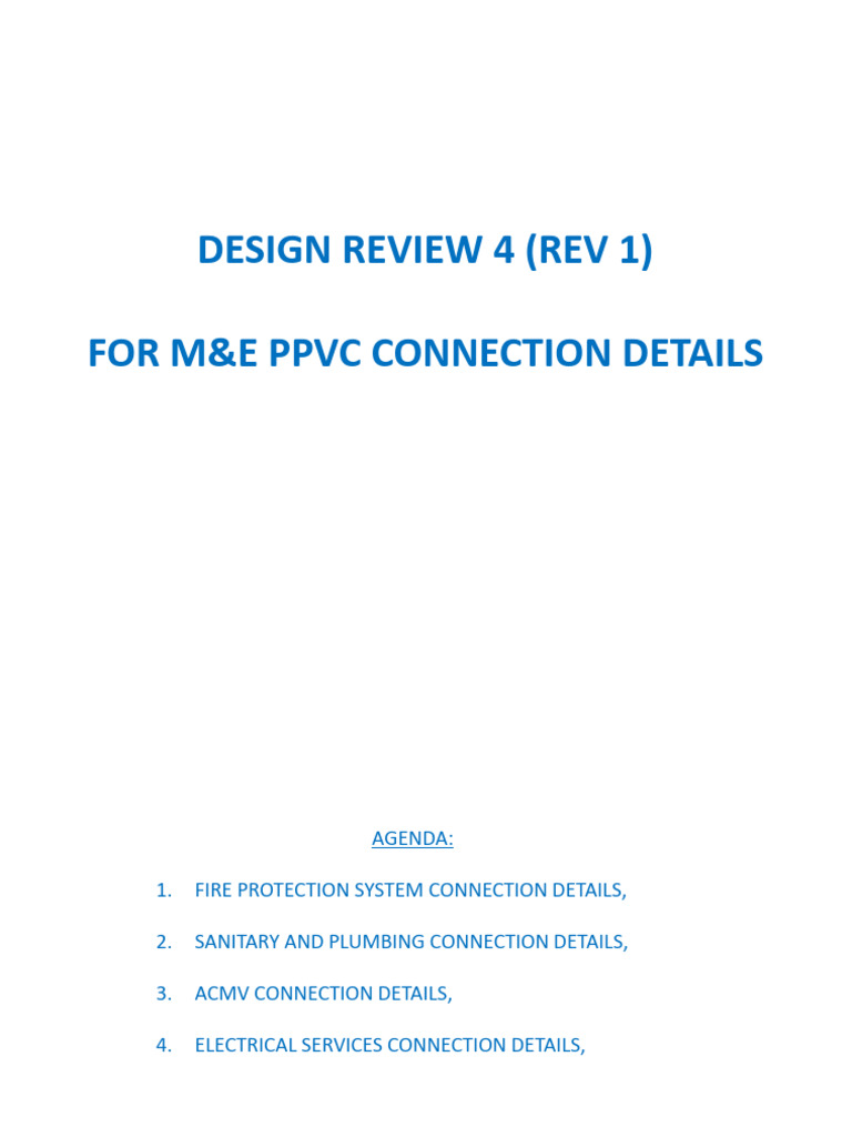 DR4 PPVC Connection Details R1 | PDF | Pipe (Fluid Conveyance) | Plumbing