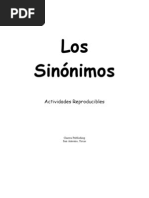 Sinónimos para Primer Grado de Primaria | PDF