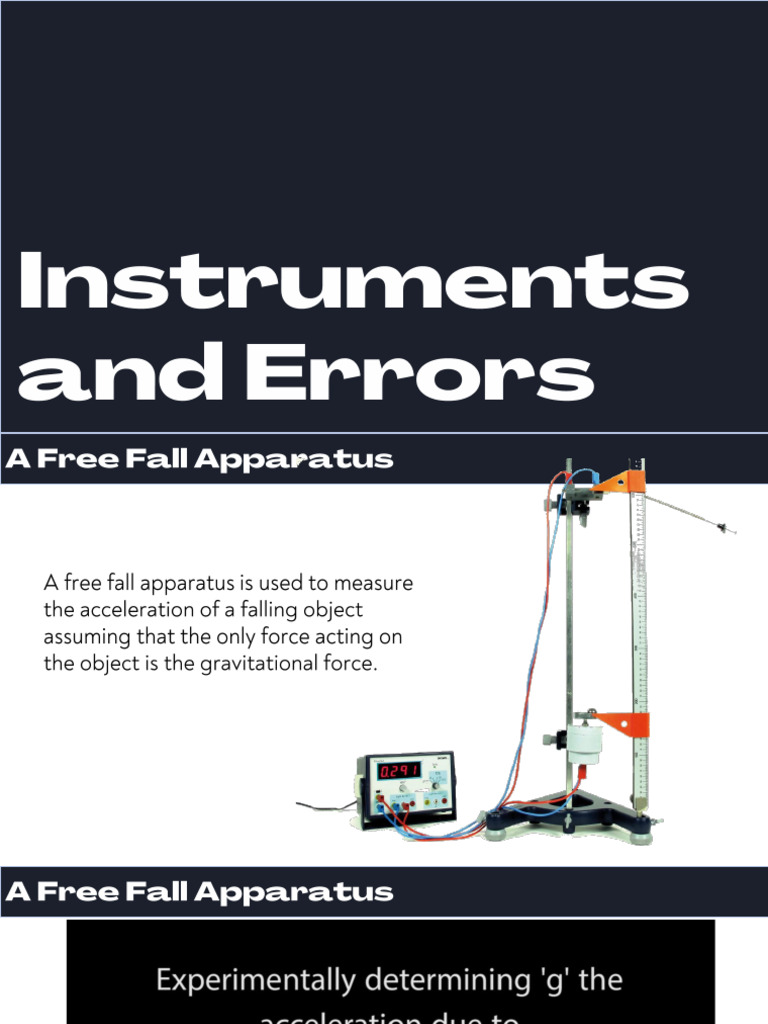 04 - Instruments and Errors | PDF | Thermodynamics