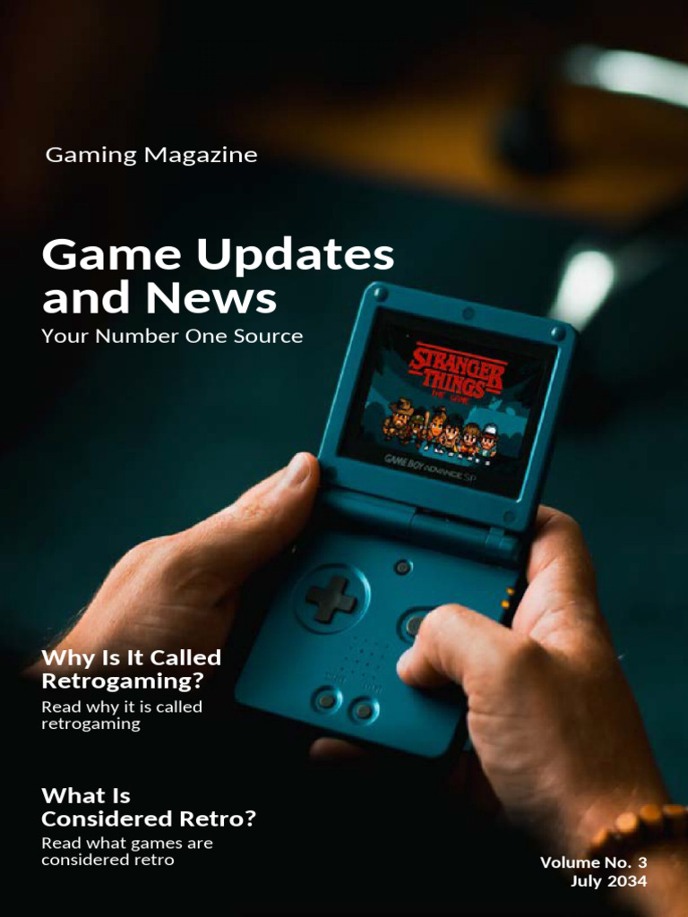 Retro Gaming Magazine Template word document | PDF | Video Game ...