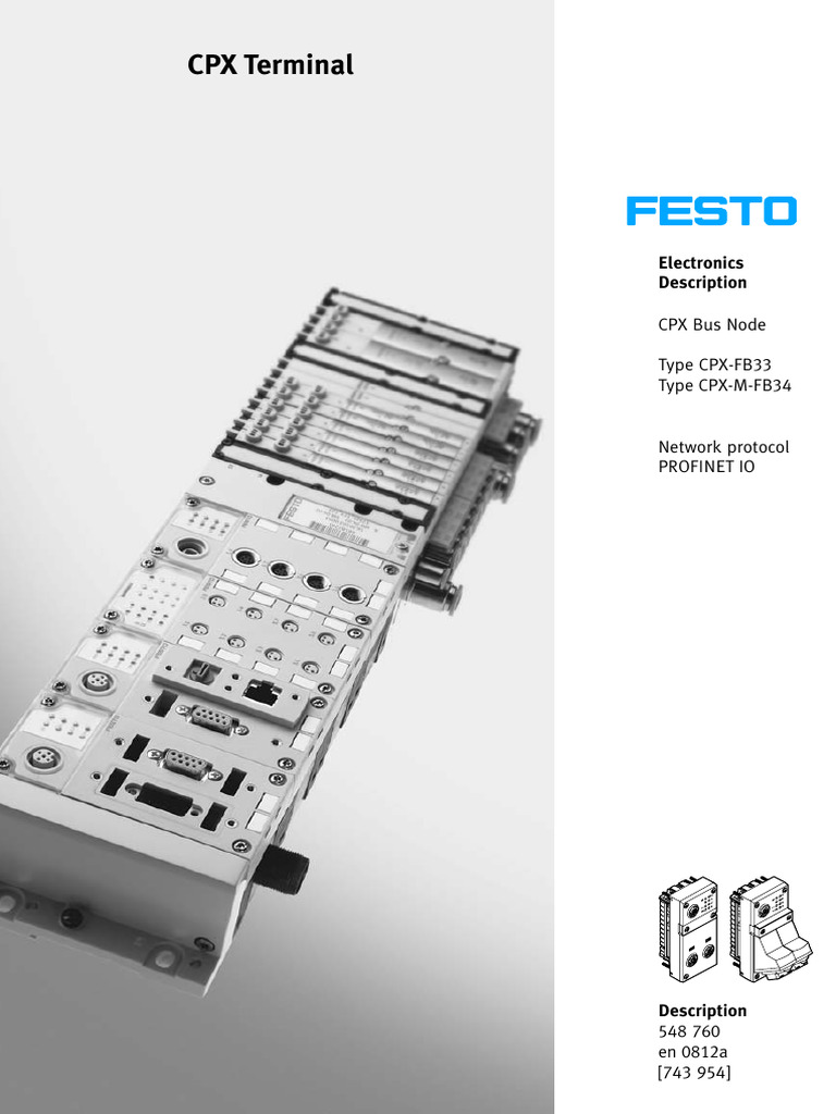Festo 1720528265 | PDF | Programmable Logic Controller | Computing
