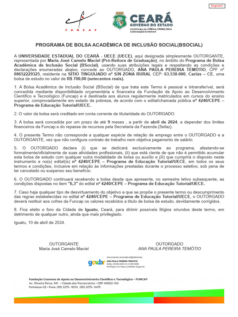 Ana Paula Pereira Temotio Assinado | PDF