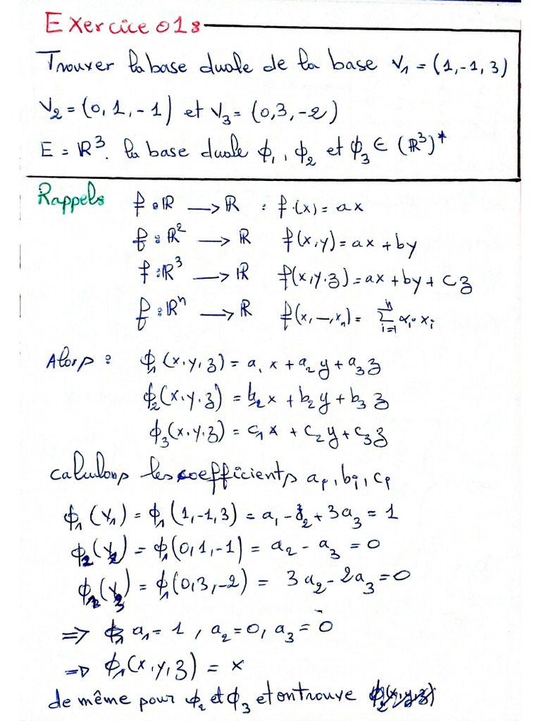 TD Algèbre 5 (2018 - 2019) | PDF