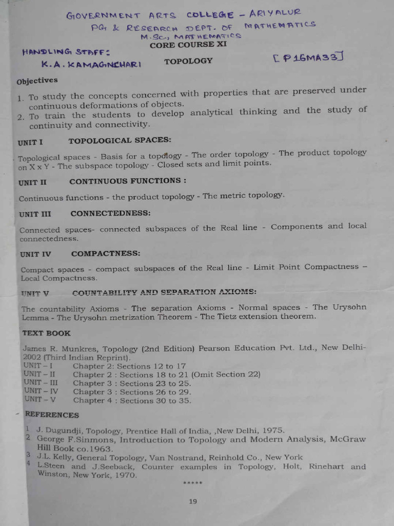 Pg II Topology p16ma33 | PDF