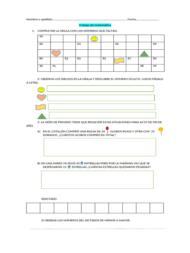 Matematica Prueba | PDF