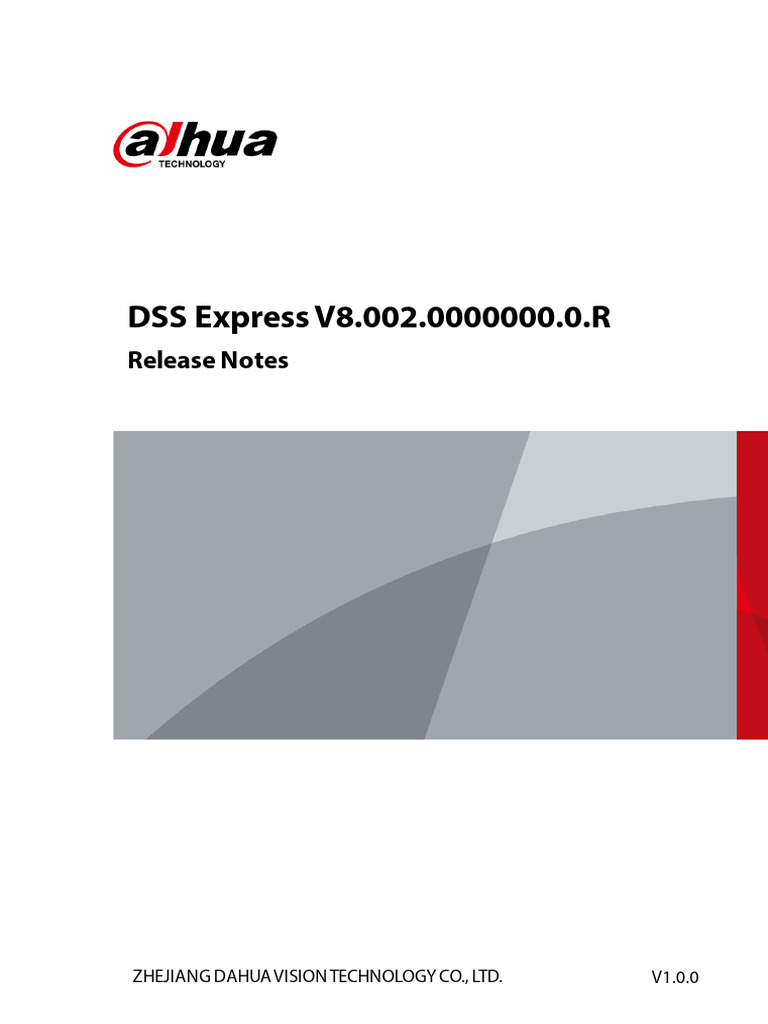 DSS-Express ReleaseNotes V8.2.0 202212221 | PDF | Windows 10 ...