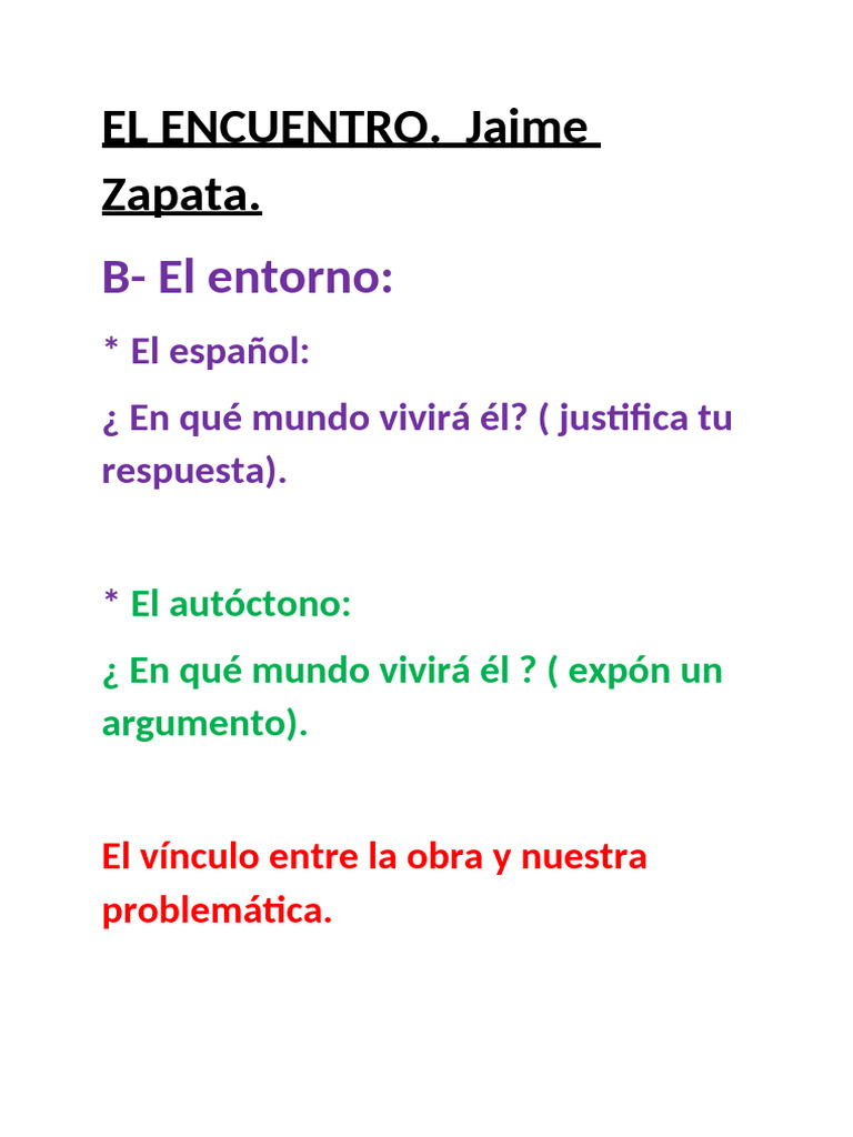 El Encuentro | PDF