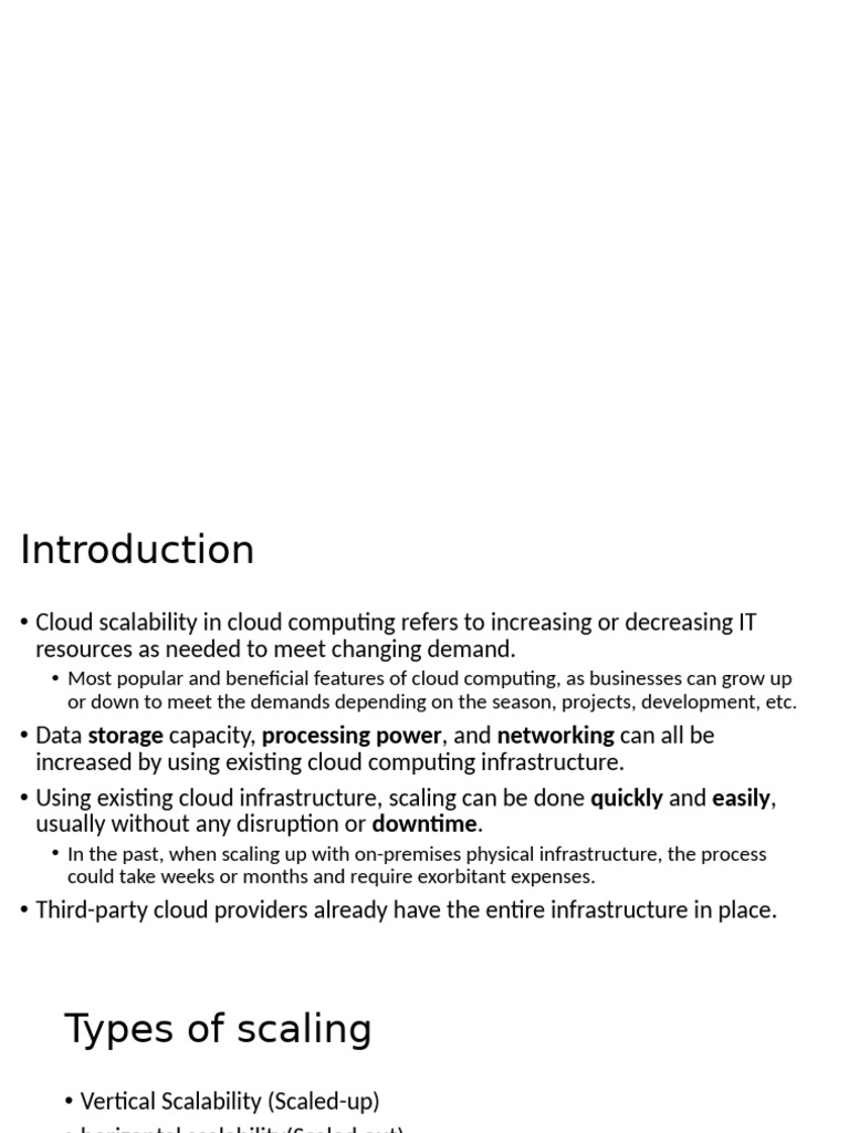 Unit 3 - Cloud Computing | PDF | Scalability | Cloud Computing