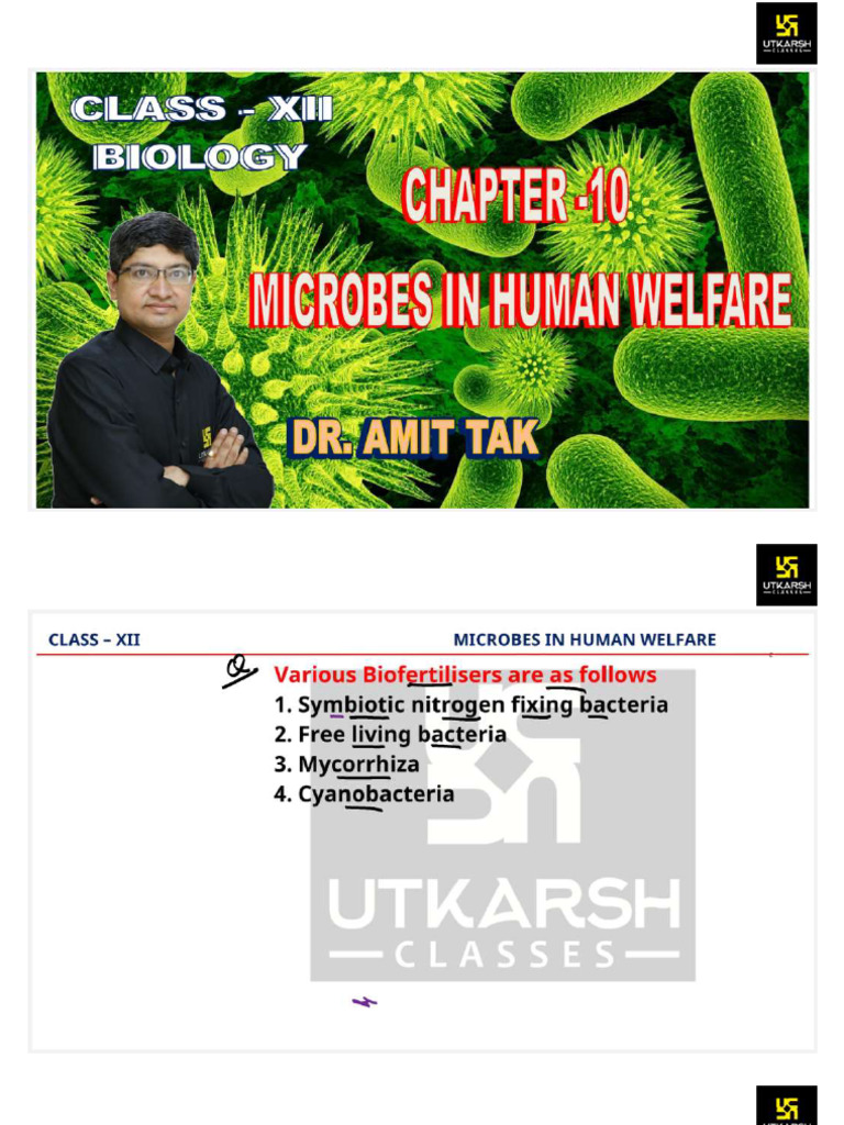 Part - 06 - Microbes As Biofertiliser & Problem Solving Day | PDF