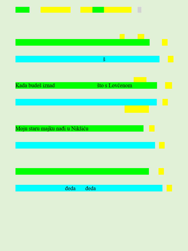 Leti Leti Leti Bijeli Golube-Eb-Zenska | PDF
