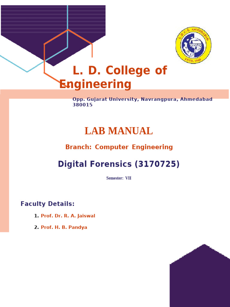 Digital Forensics Manual Aayushi | PDF | Transmission Control Protocol | Computer File