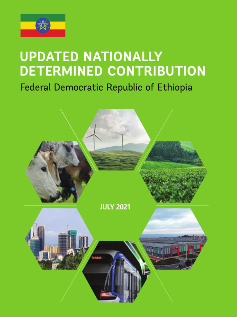 Ethiopia's Updated NDC 2021 | PDF | Climate Change Mitigation | Climate ...