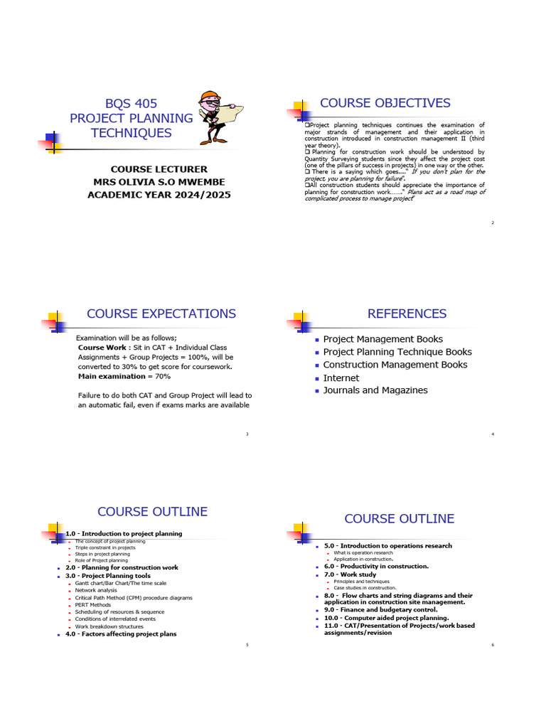 Project Planning Techniques - 1 | PDF | Project Management