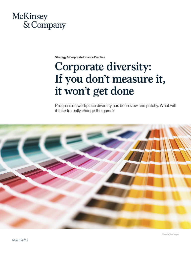 Corporate Diversity If You Dont Measure It It Wont Get Done VF | PDF ...