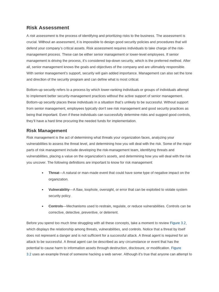 Cybersecurity Risk Assessment Overview | PDF | Risk | Risk Management