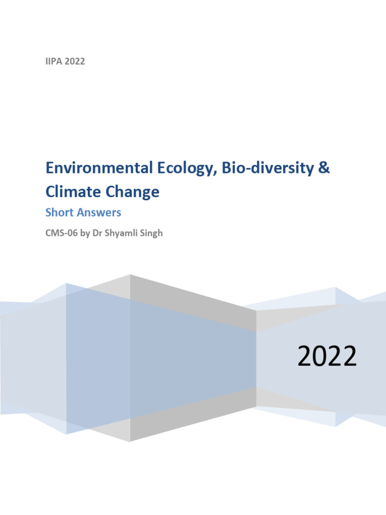 CSM Climate Change | PDF | Natural Environment | Ecology