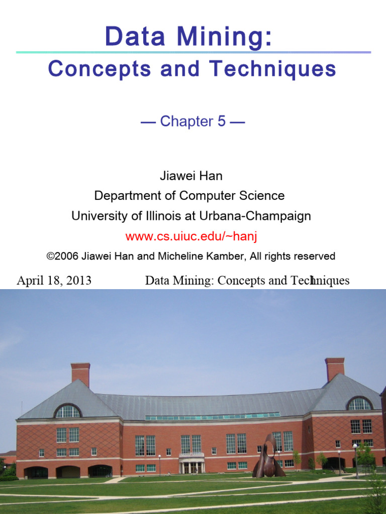 Ch5-DataMIning | PDF | Databases | Information Technology