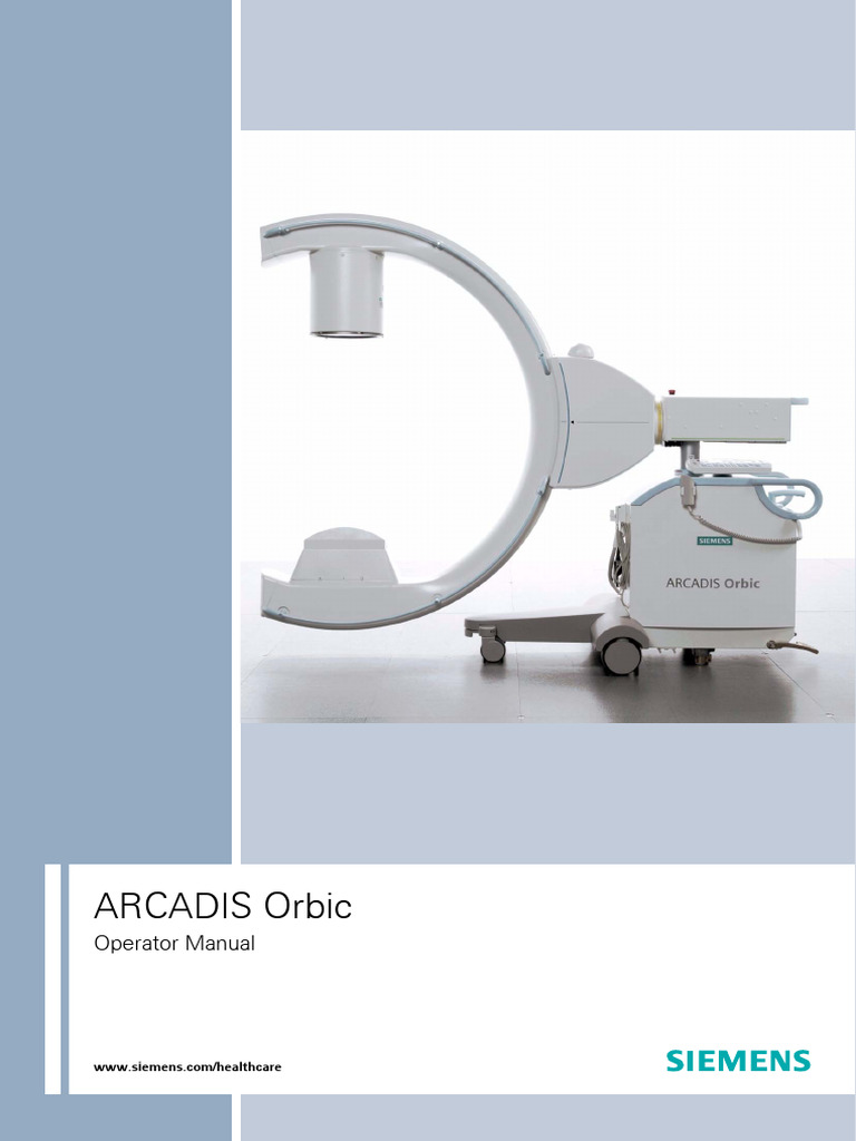 Orbic Manual | PDF | Radiography | Electromagnetic Compatibility