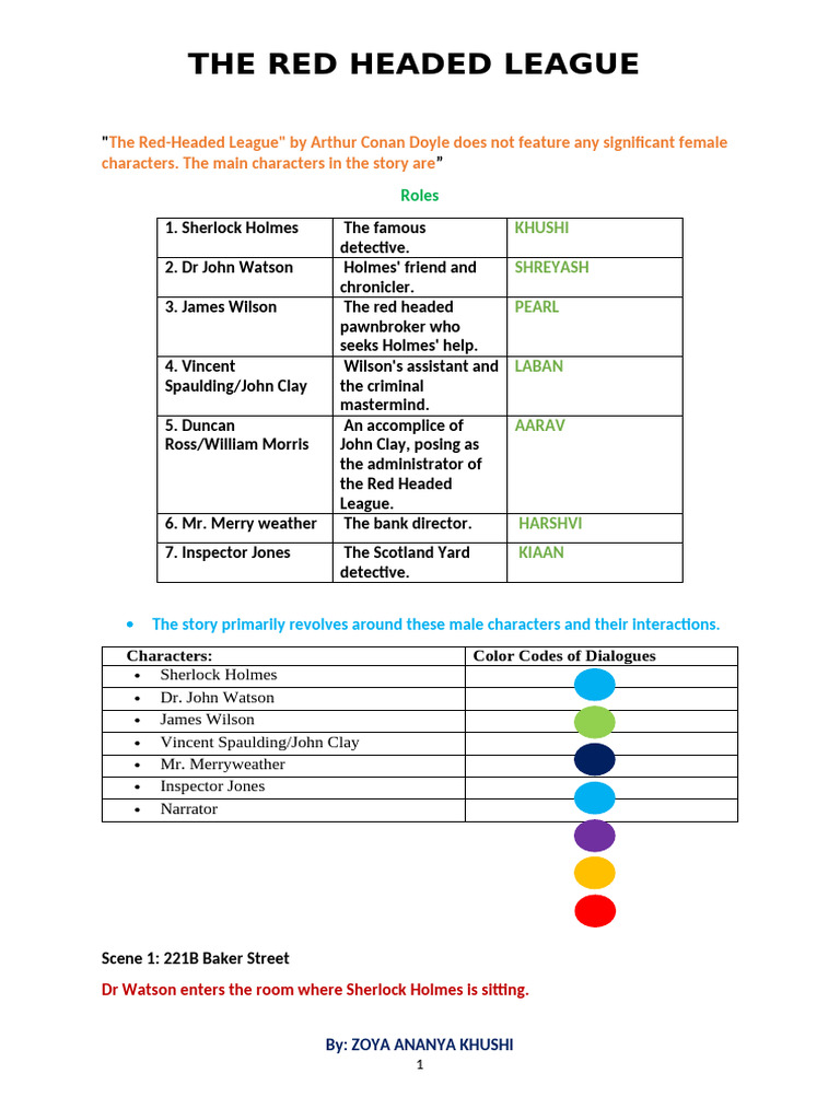 Sherlock Holmes | PDF | The Red Headed League | Sherlock Holmes