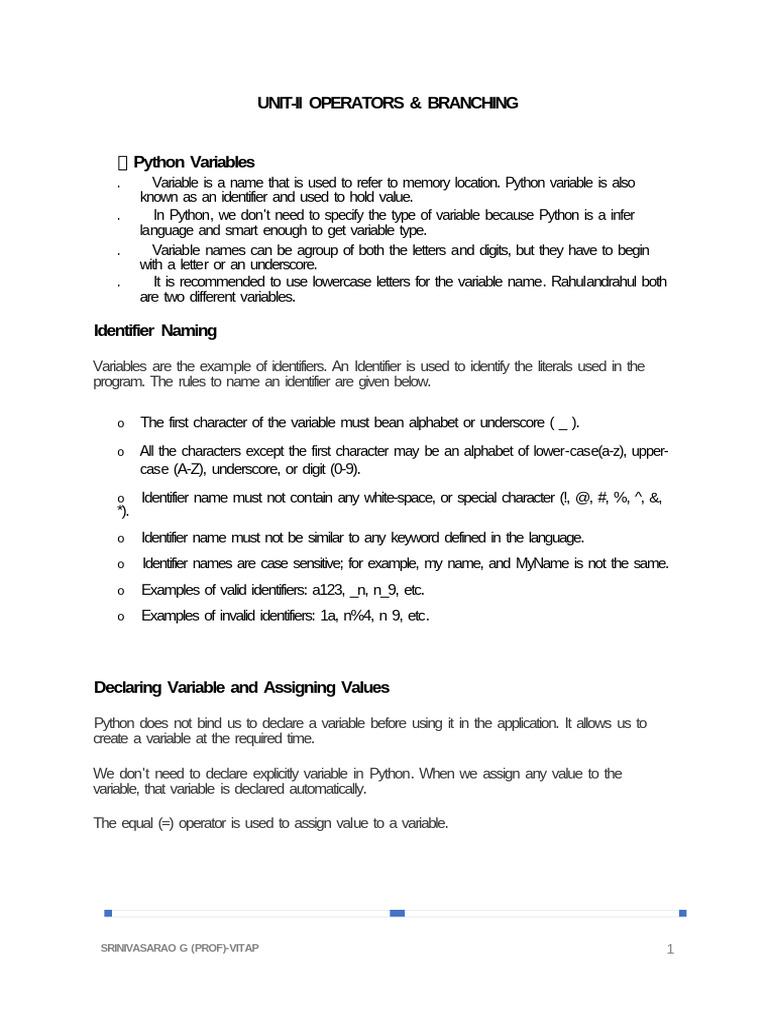 Unit Ii Pdf Data Type Scope Computer Science