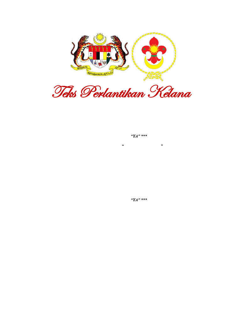 Perlantikan Pengakap Kelana | PDF