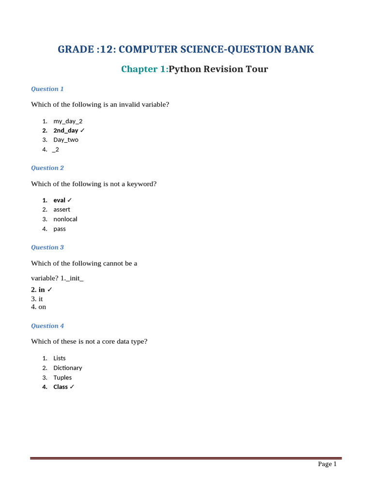 Understanding Boolean Data Type in Python | PDF | Data Type | Boolean ...