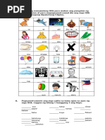 Grade 3 Filipino Worksheet | PDF