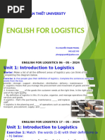 English For Logistics | PDF
