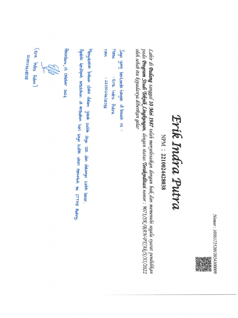 Erik Indra Putra | PDF