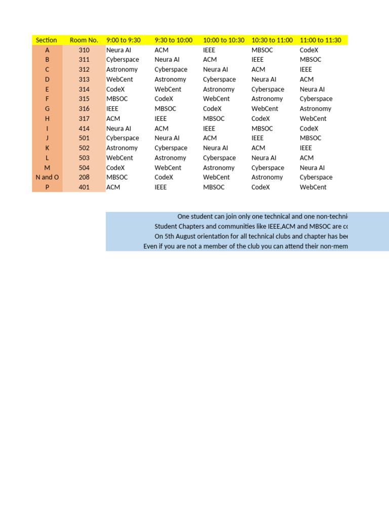 WebCent Orientation Schedule | PDF