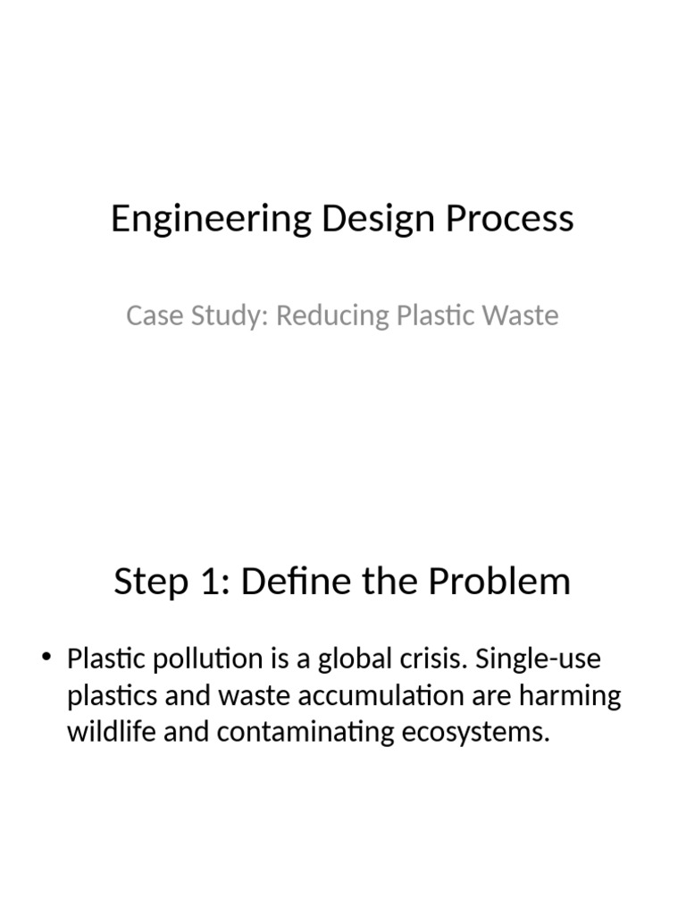 Engineering Design Process Plastics | PDF