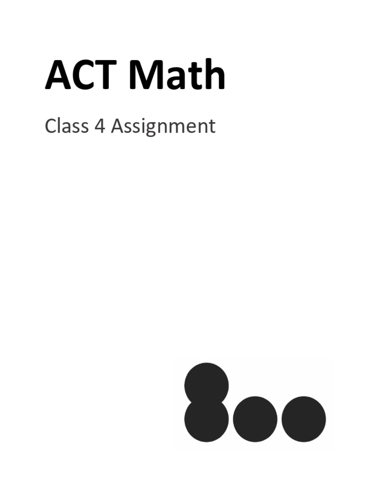 Class 4 Assignment | PDF