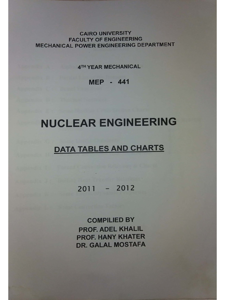 Nuclear Data Tables and Chartes | PDF