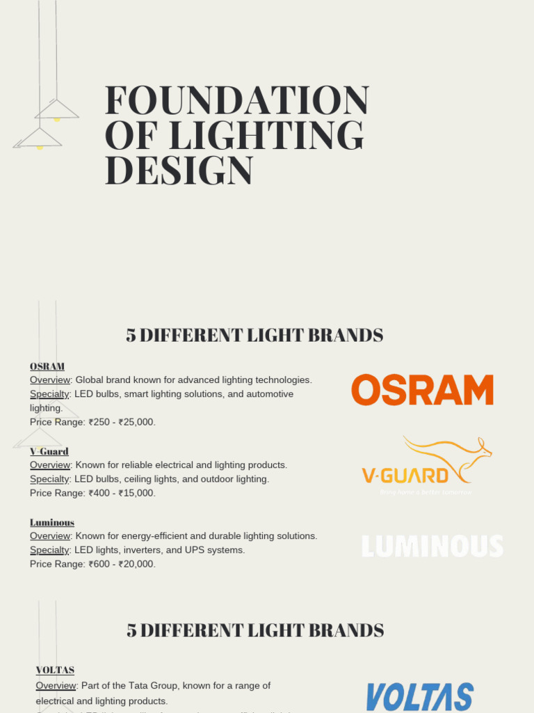 Lighting | PDF