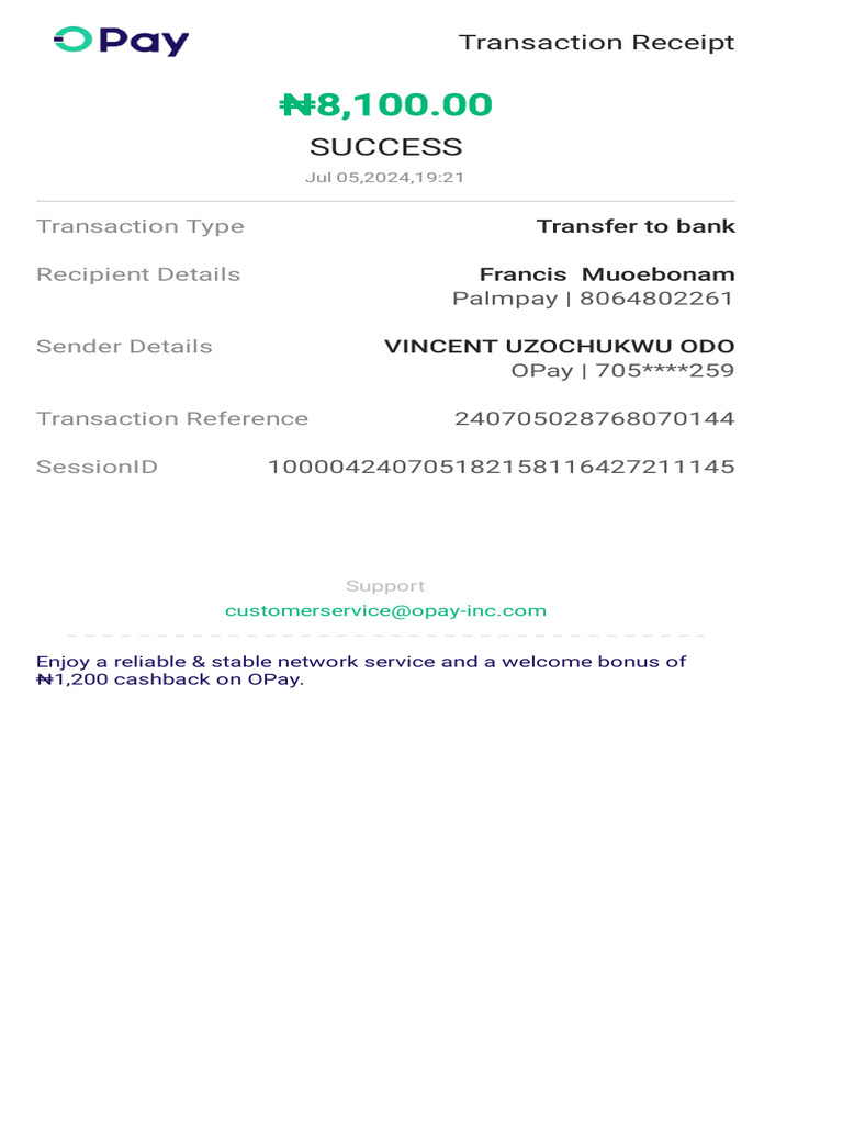 Transaction Receipt-240705028768070144 | PDF