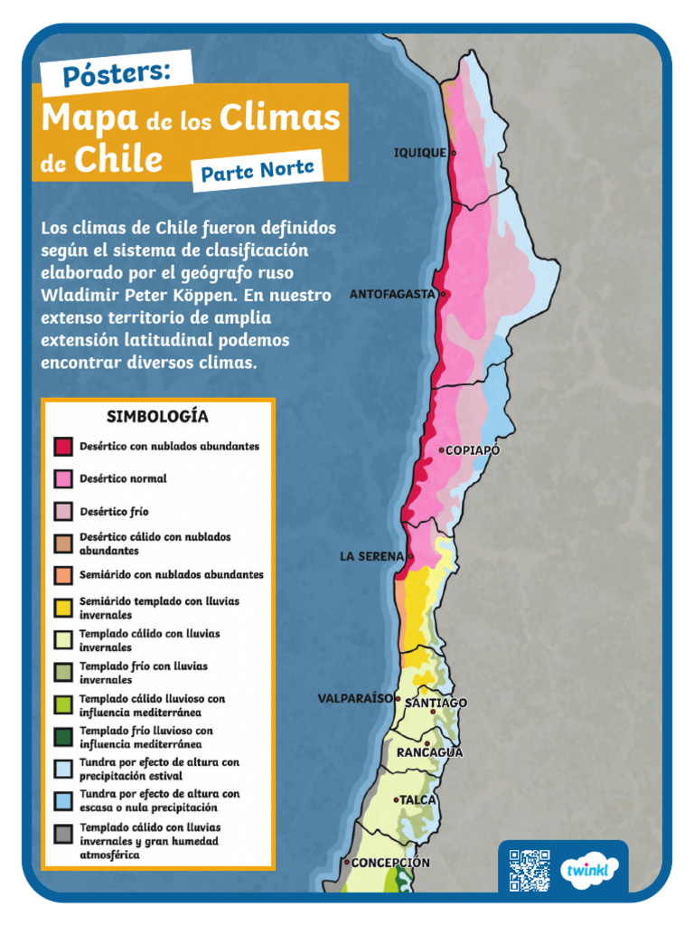 CL Cs 1677609952 Posters Mapas de Los Climas de Chile - Ver - 2 | PDF