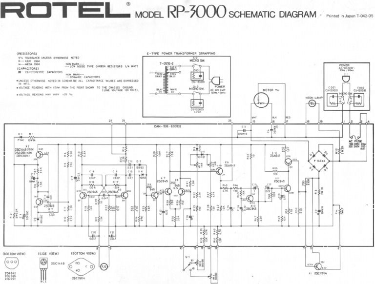 Rotel rp-3000 SM | PDF