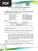 Sample Barangay Project Proposal | PDF | Waste Management | Waste