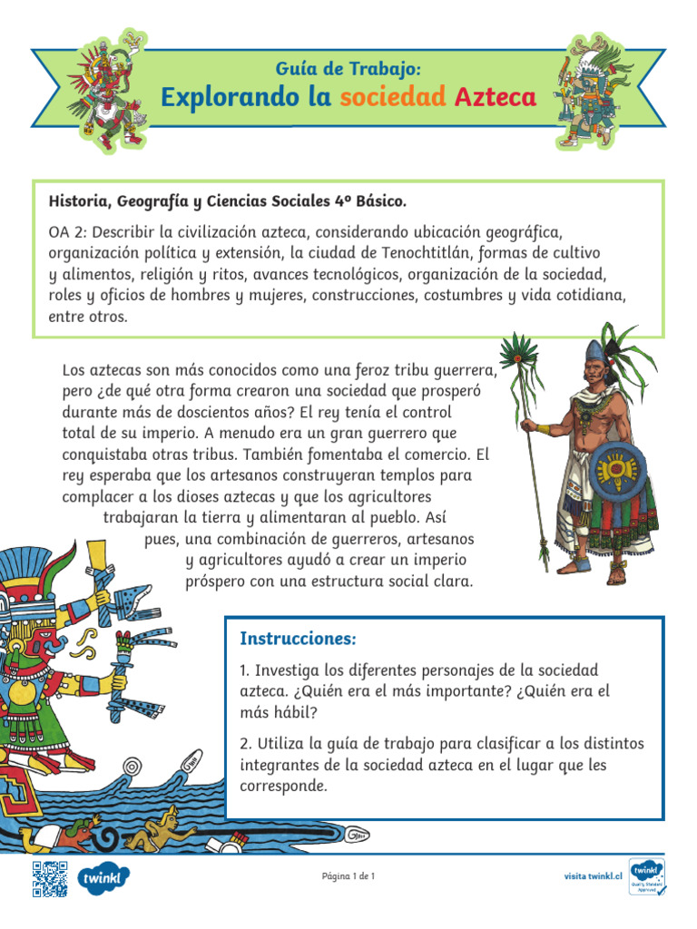 Sociedad Azteca: Estructura y Cultura | PDF | Sociedad | Conquistador