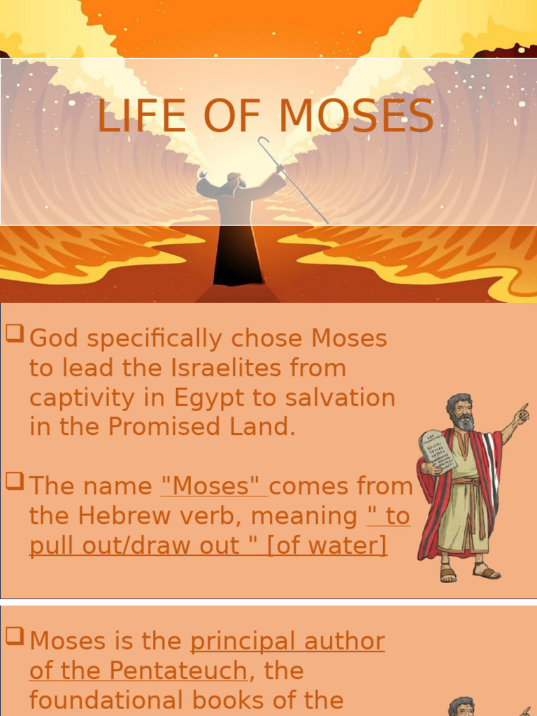 MOSES and the TEN Commandements | PDF | Moses | Book Of Exodus