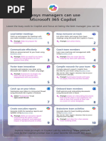 Microsoft Copilot Cheat Sheet V4 | PDF | Microsoft Excel | Computing