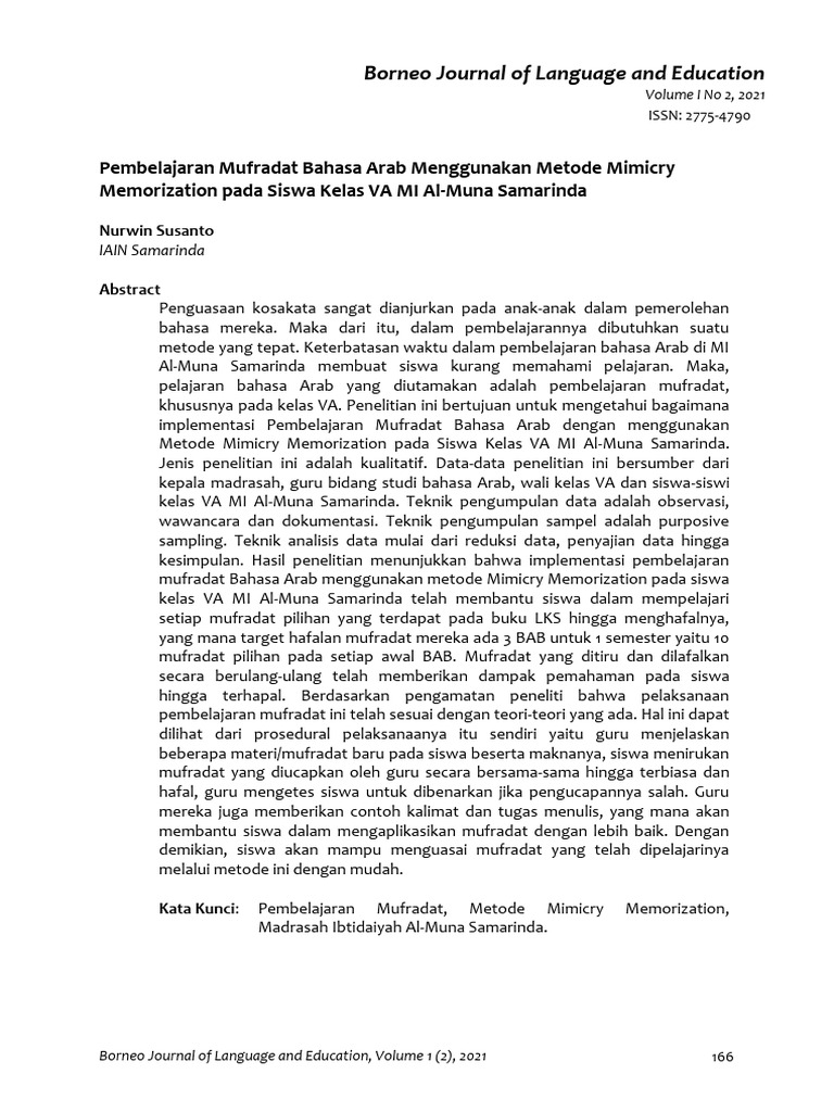 Jurnal Mim-Mem 8 | PDF