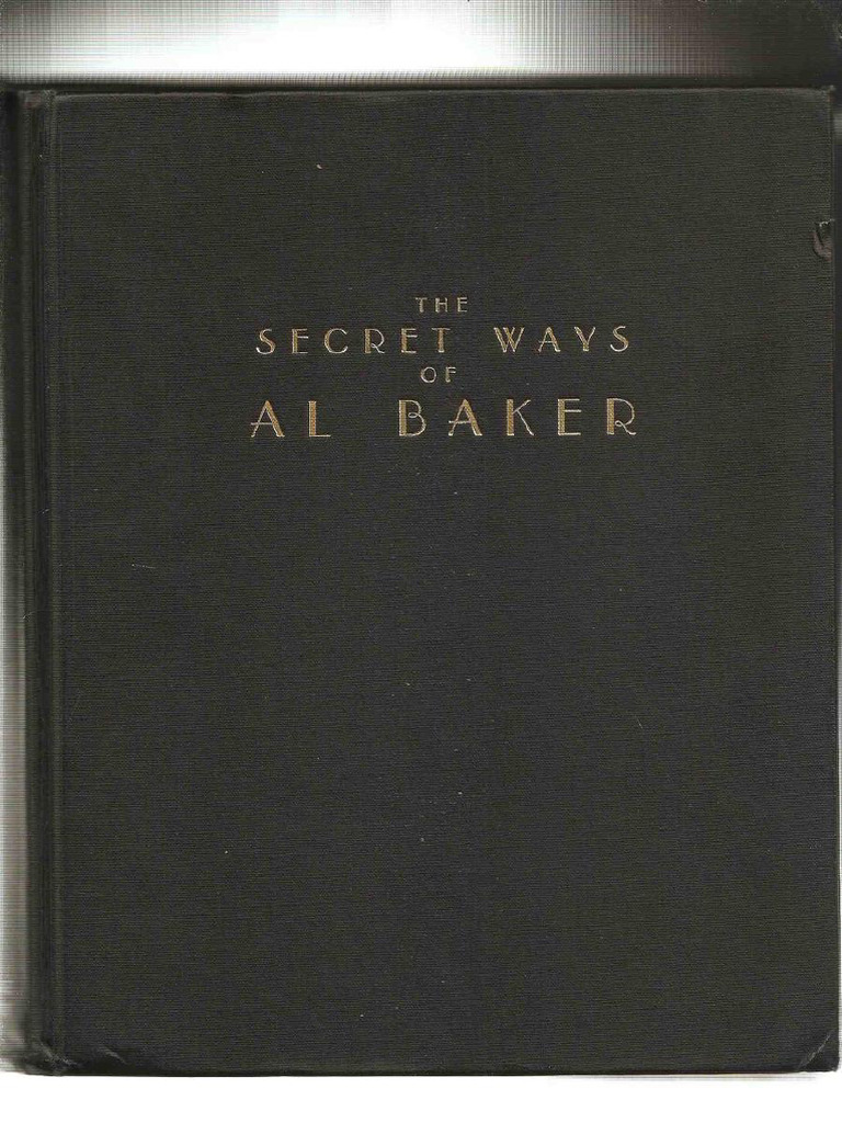 Al Baker The Secret Ways of Al Baker PDF Free | PDF